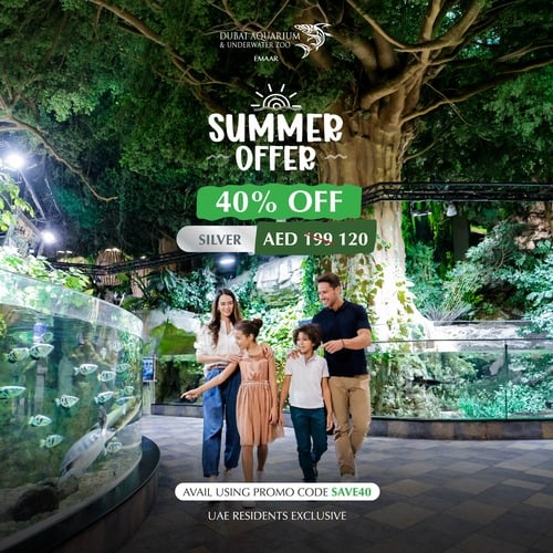 Dubai Aquarium Tickets | Book Your Visit Today